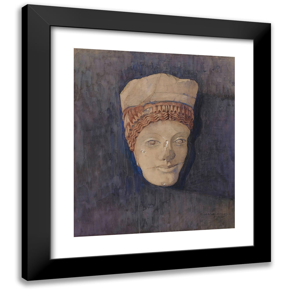 Marie Henriques 15x17 Black Modern Framed Museum Art Print Titled ...