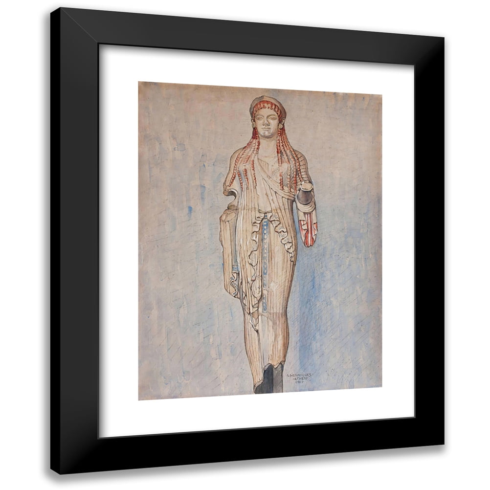 Marie Henriques 15x18 Black Modern Framed Museum Art Print Titled ...