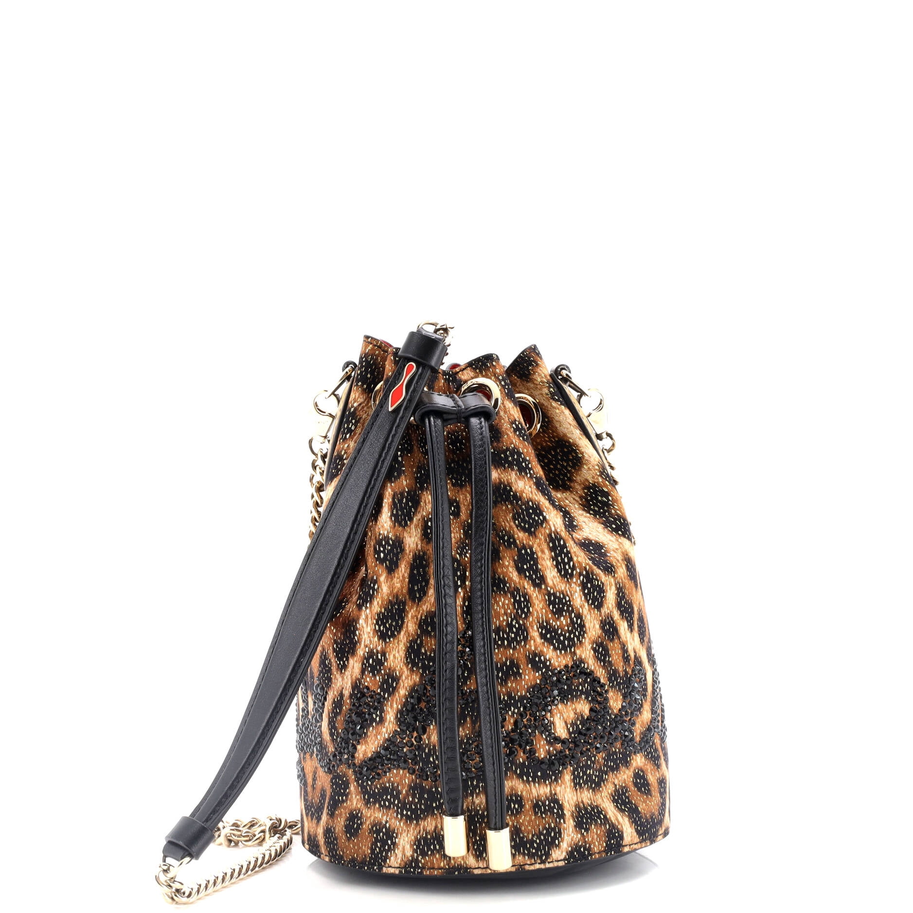 Pre-Owned Marie Jane Bucket Bag Crystal Embellished Lurex By Rebag ...