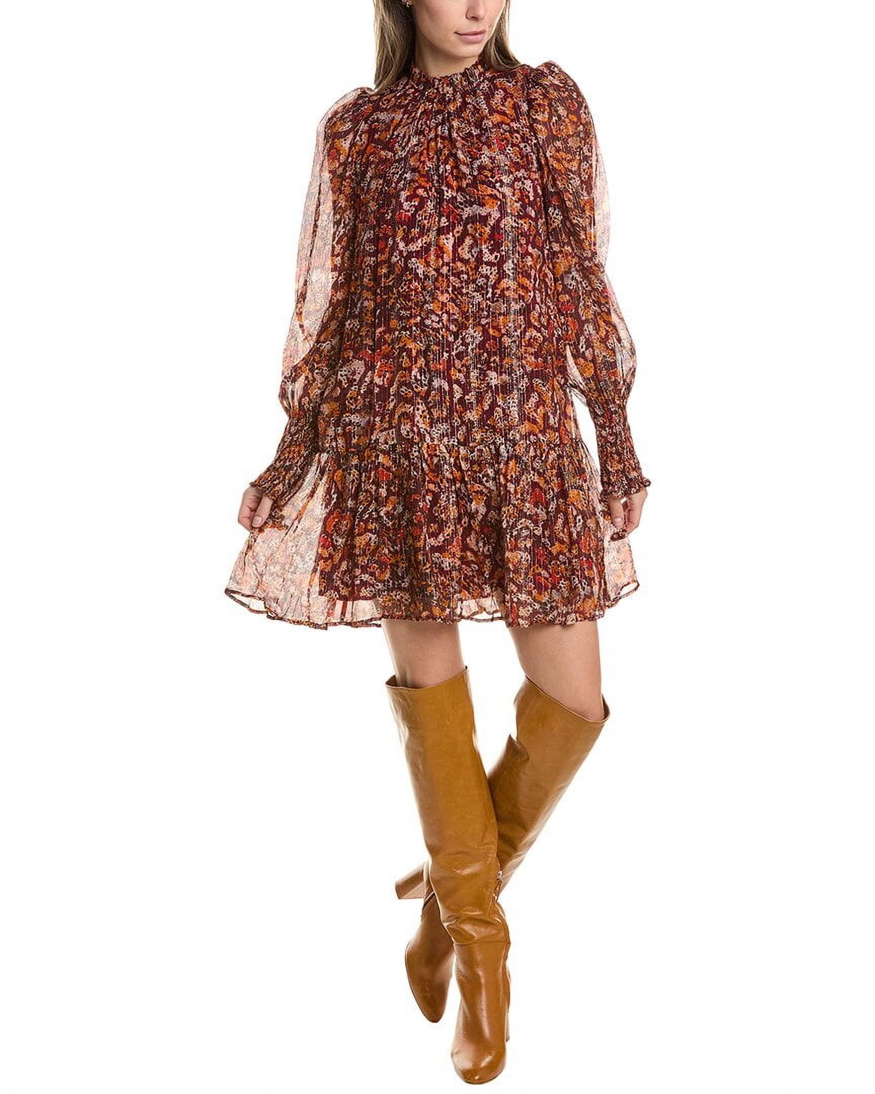 Marie Oliver womens Irena Silk-Blend Shift Dress, s, Purple - Walmart.com