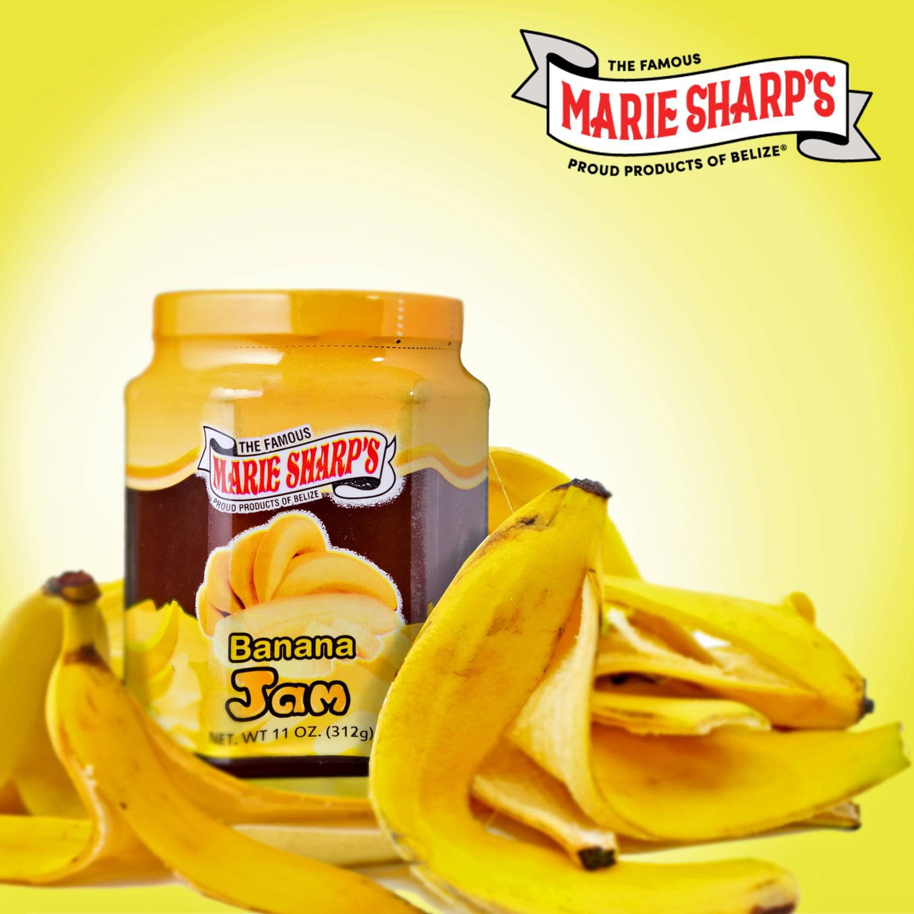 Marie Sharp's Cavendish Banana Jam, 11 oz - Natural Tree Ripened Fruit ...