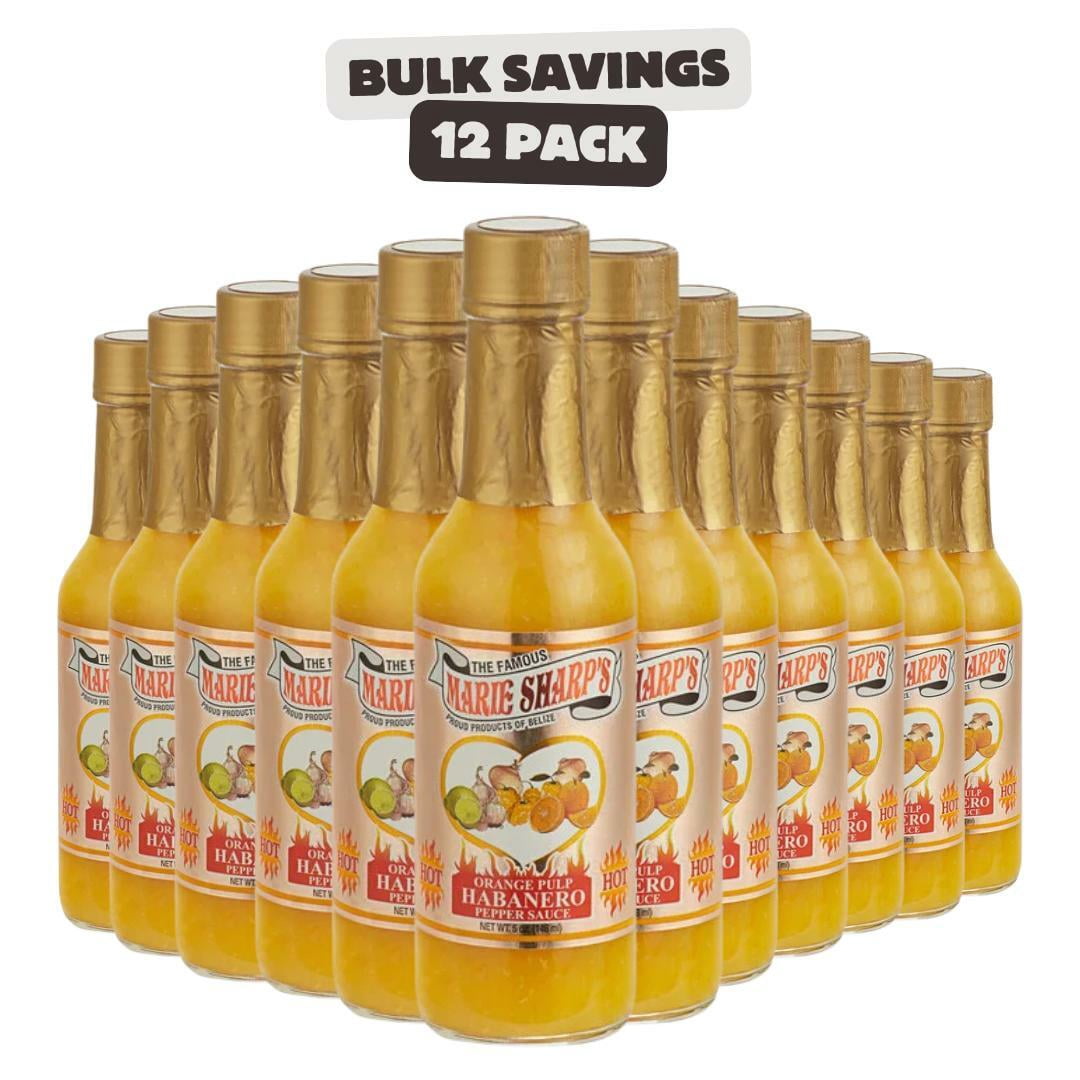 Marie Sharp's Orange Pulp Habanero Hot Sauce 5 oz. - 12/Case - Walmart.com