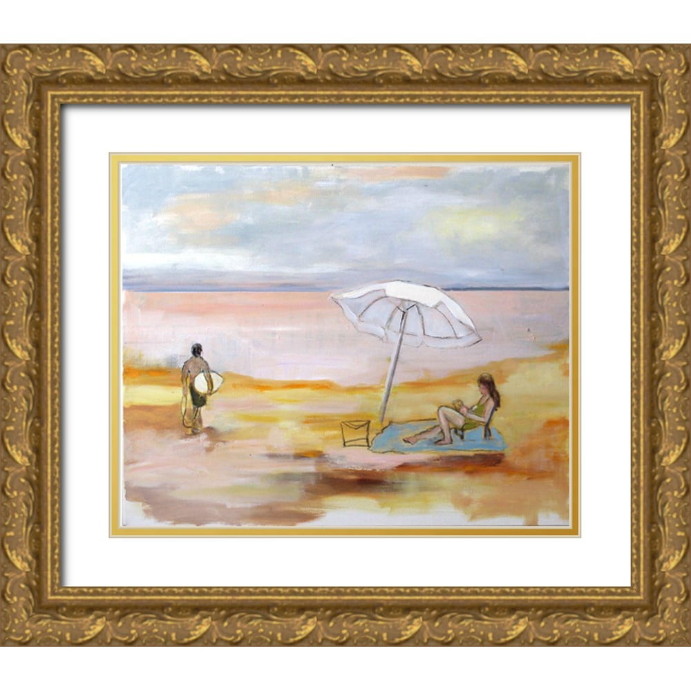 Marie, Susanne 14x12 Gold Ornate Wood Framed with Double Matting Museum ...