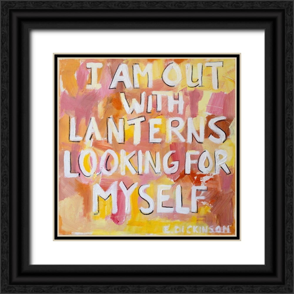 Marie, Susanne 15x15 Black Ornate Wood Framed with Double Matting ...