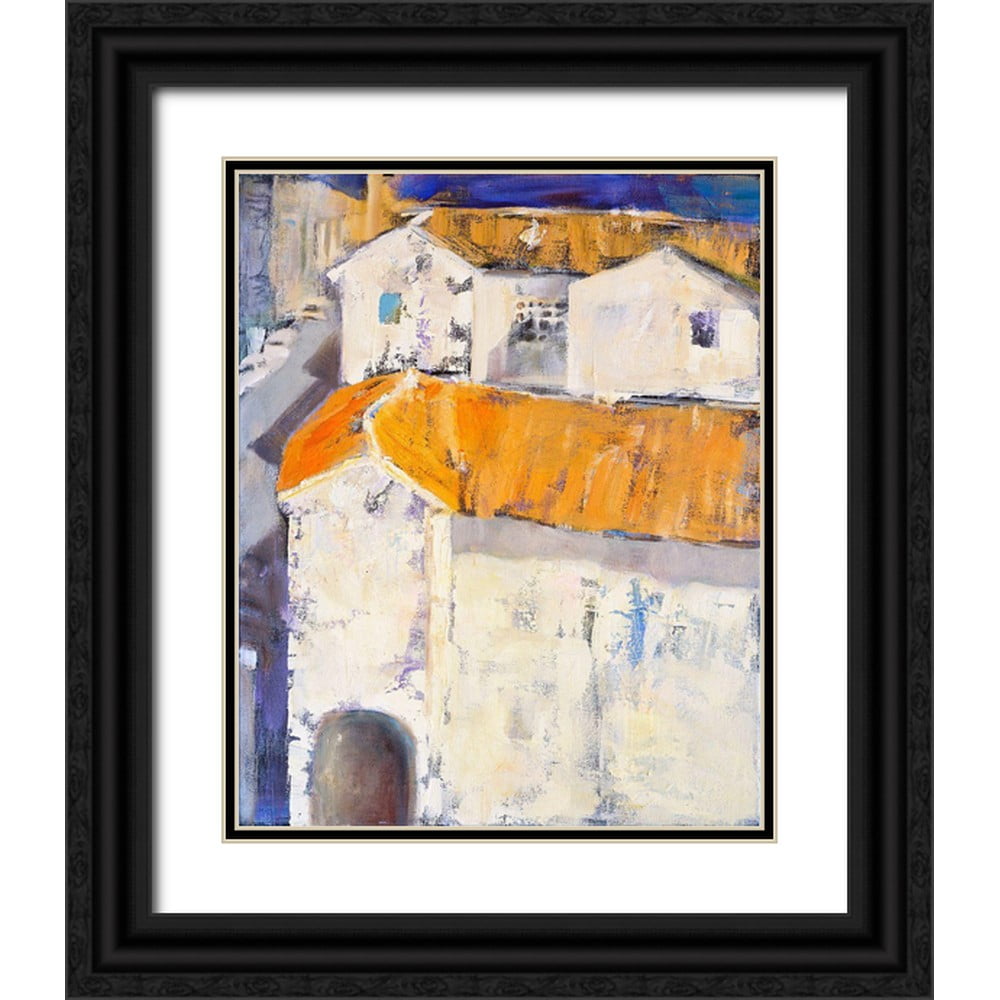 Marie, Susanne 15x18 Black Ornate Wood Framed with Double Matting ...