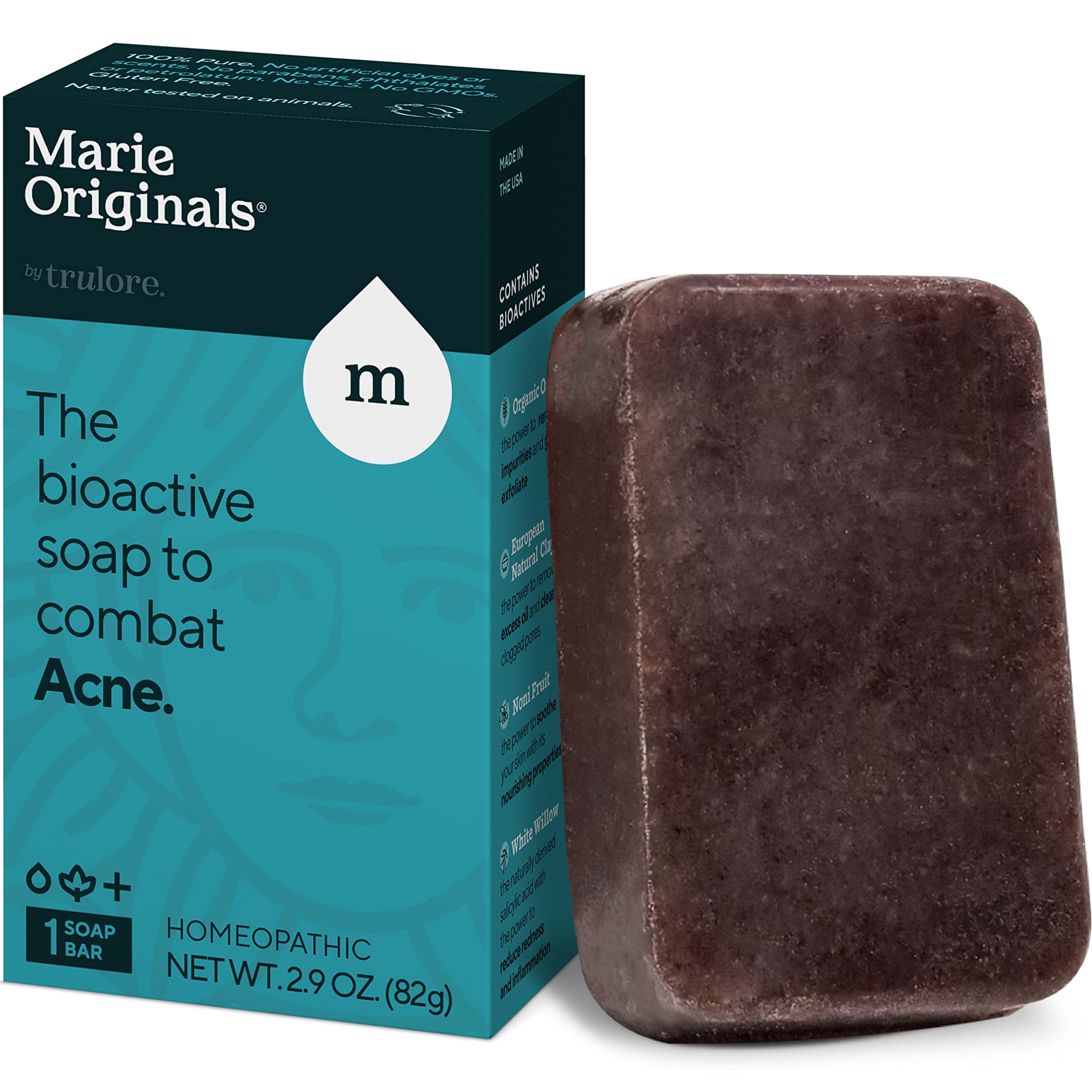 Marie's Original Acne Bar VTF5 Soap Cleanser for Face Body | Acne ...