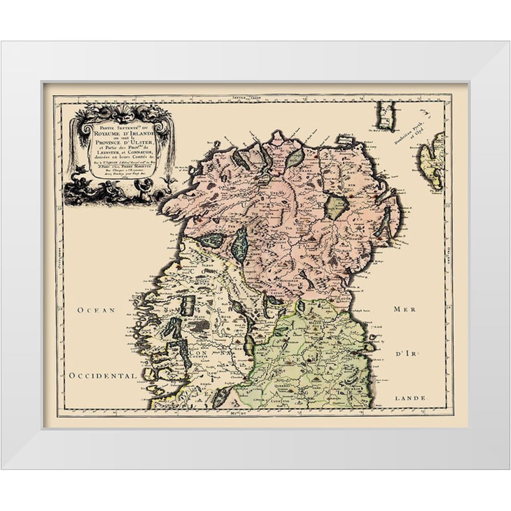 Mariette 31x26 White Modern Wood Framed Museum Art Print Titled ...