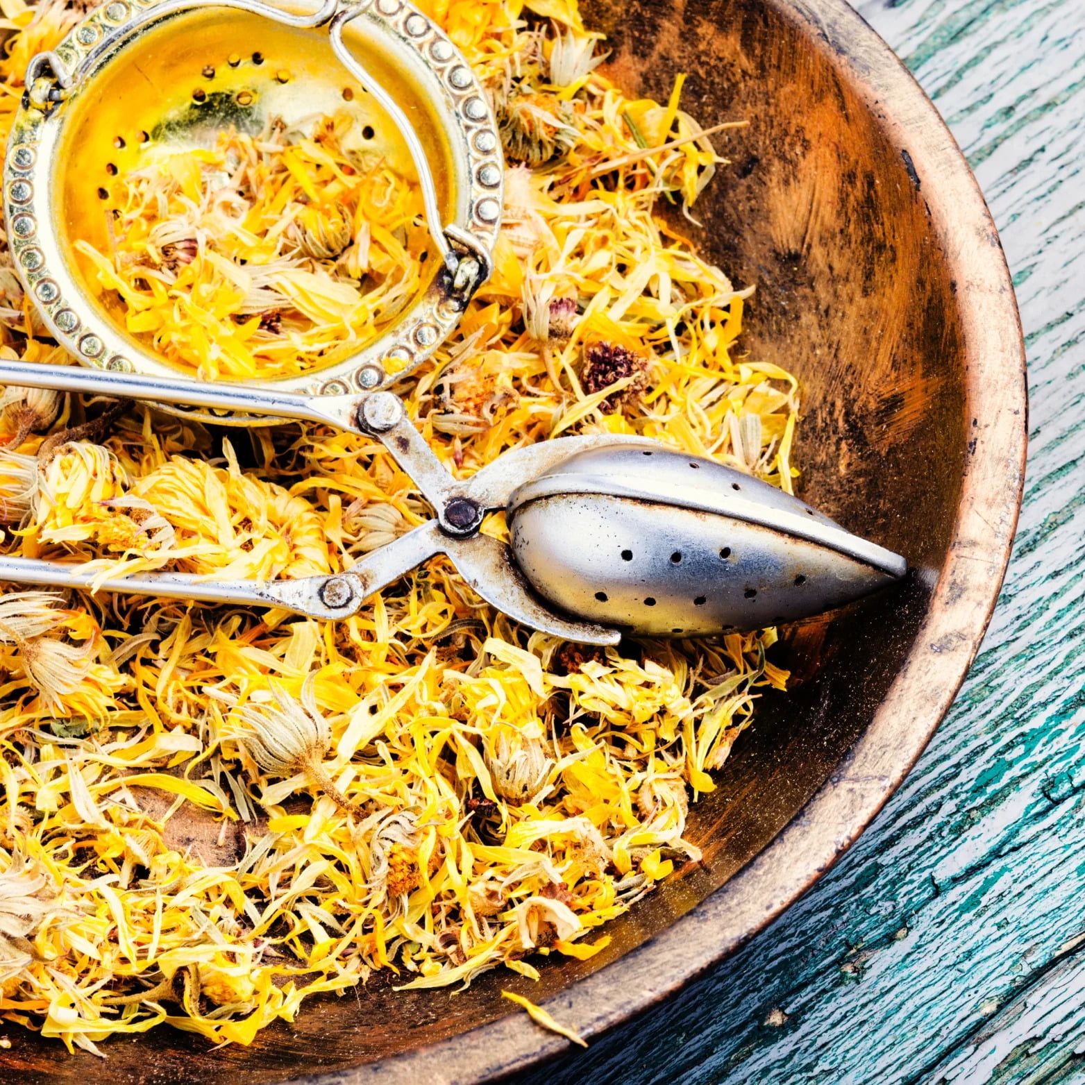 Marigold Calendula Flower Petal Loose Leaf Herbal Tea, Caffeine Free ...