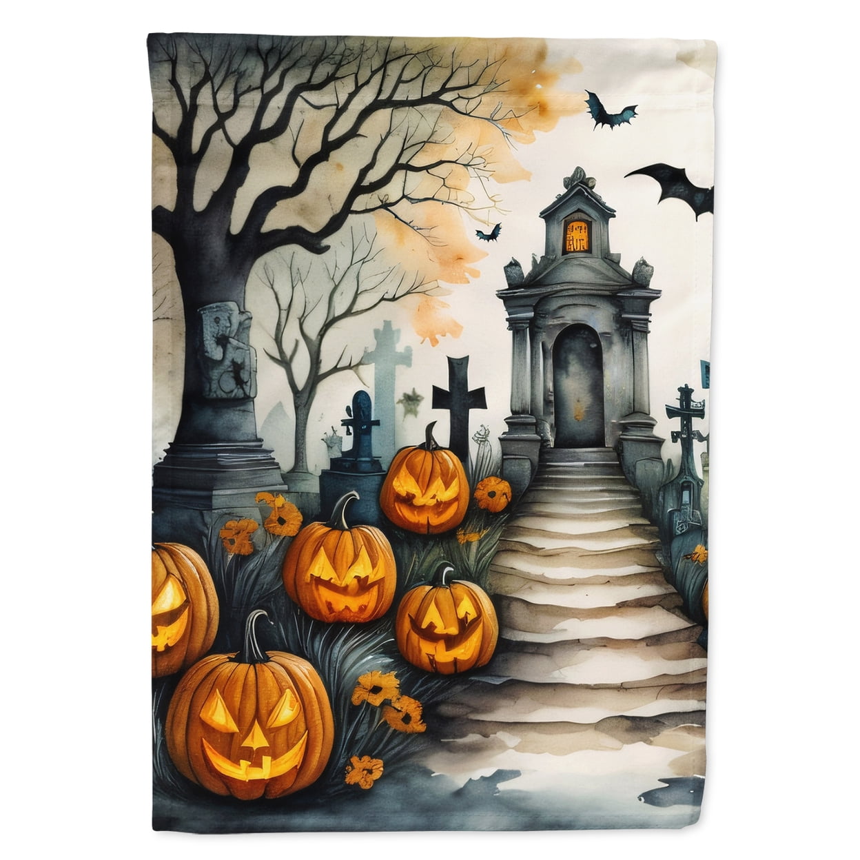 Marigold Spooky Halloween House Flag 28 in x 40 in - Walmart.com