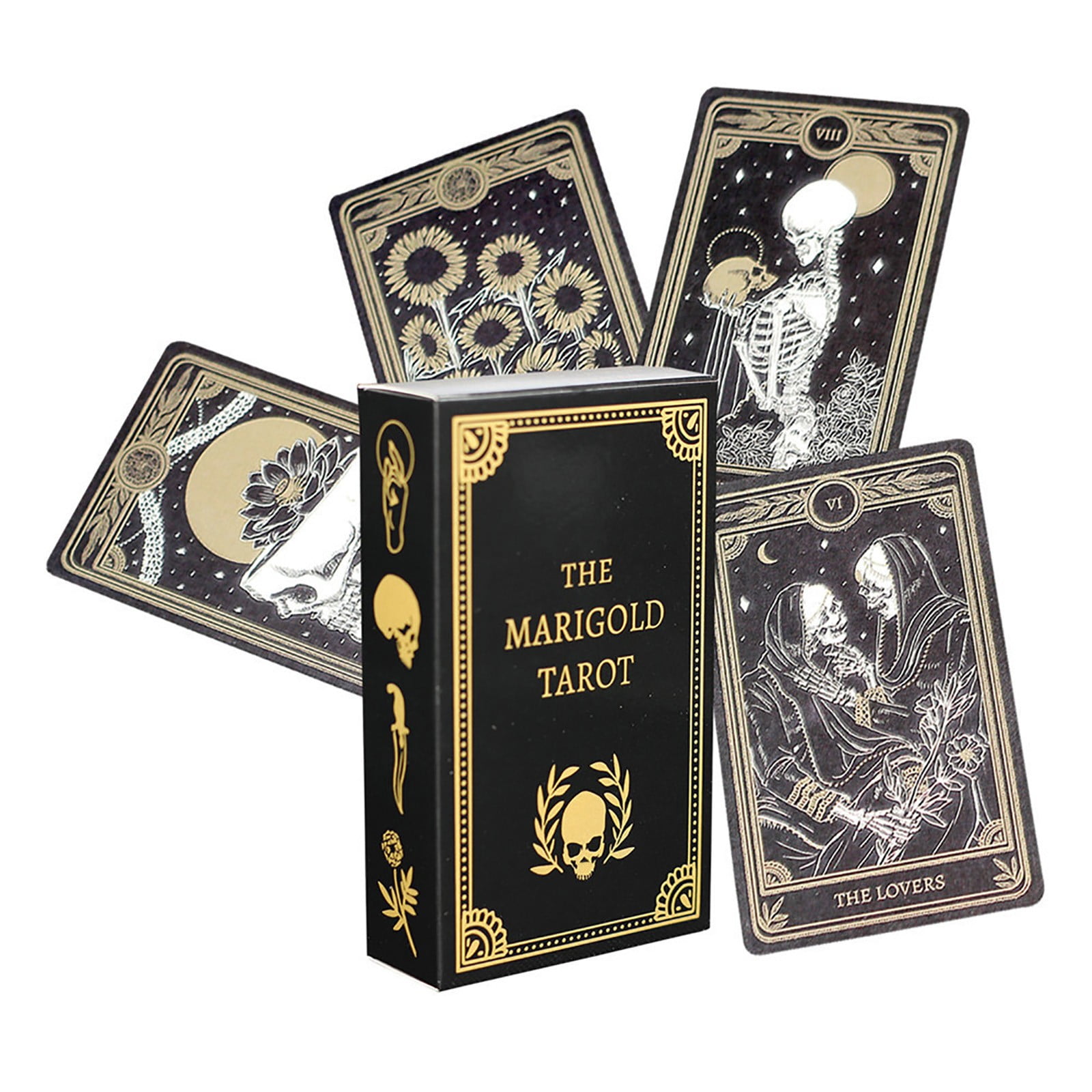 Marigold Tarot Tarot Cards with Guide Book, 78 Classic Original Tarot ...