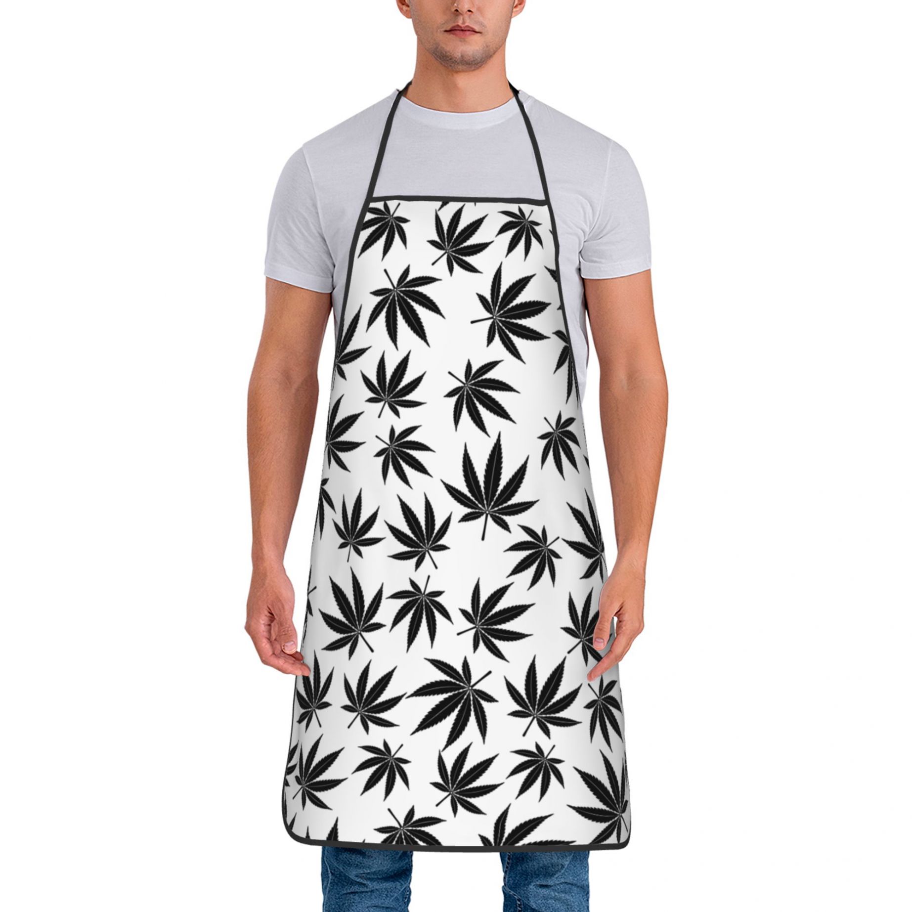 Marijuana Leaf (24) Aprons for Women Men Waterproof Apron Kitchen Chef ...