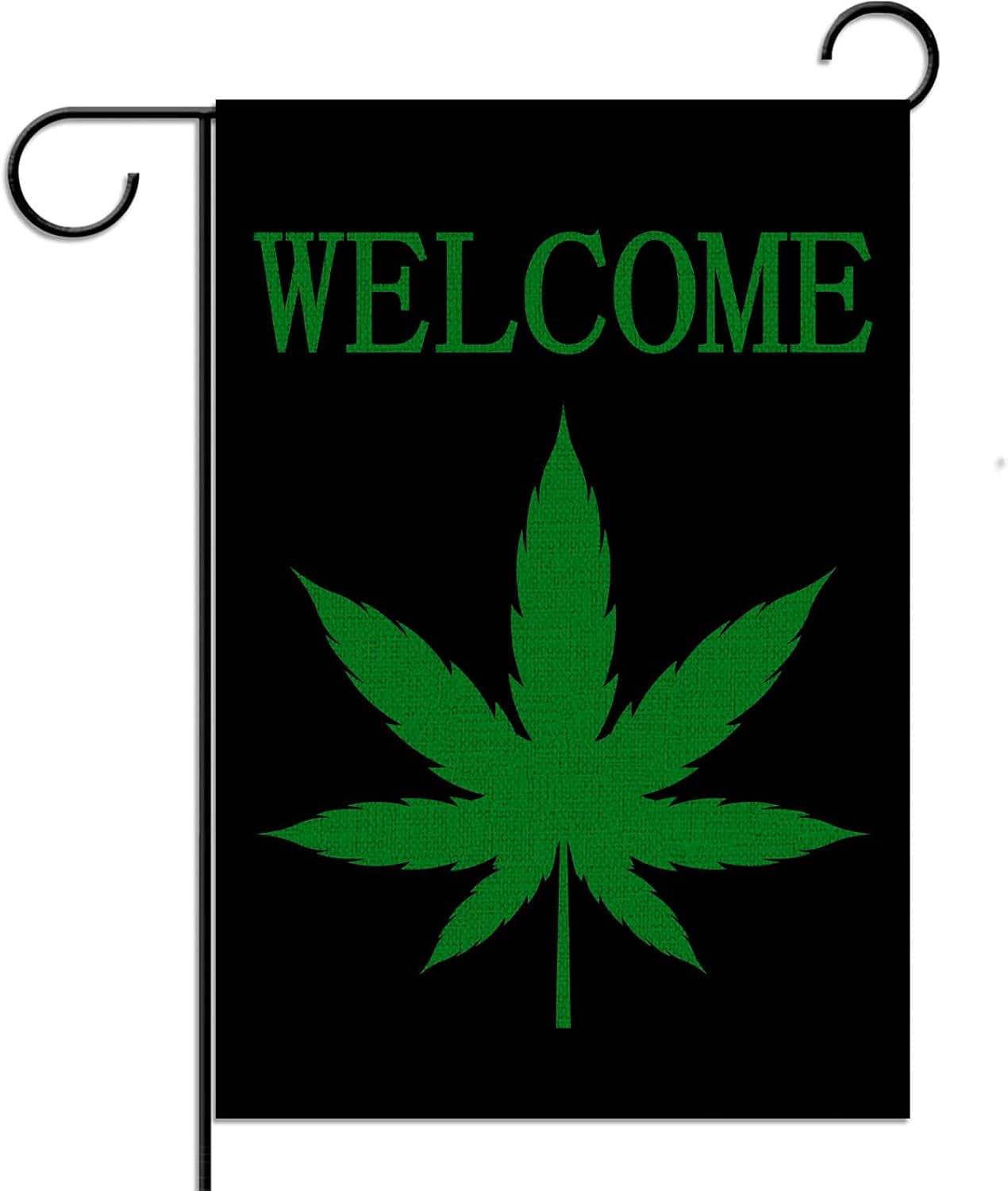 Marijuana Leaf Garden Flag 12.5×18'''' Have A Dope Birthday Yard Sign ...