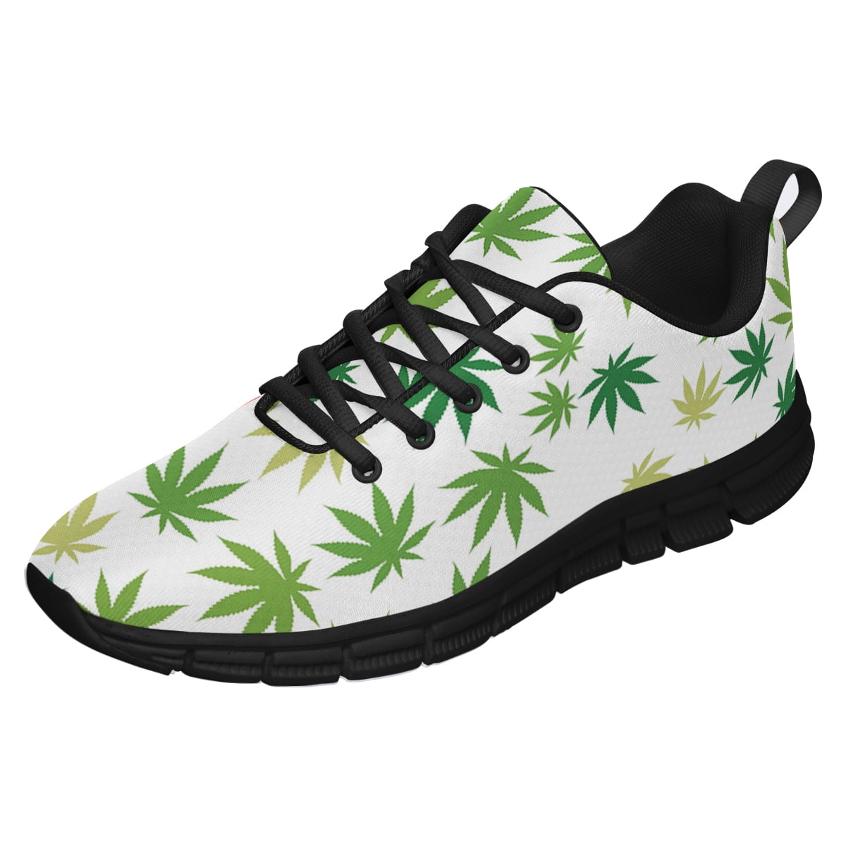 Marijuana Leaf Shoes for Men Women Running Sneakers Breathable Casual ...