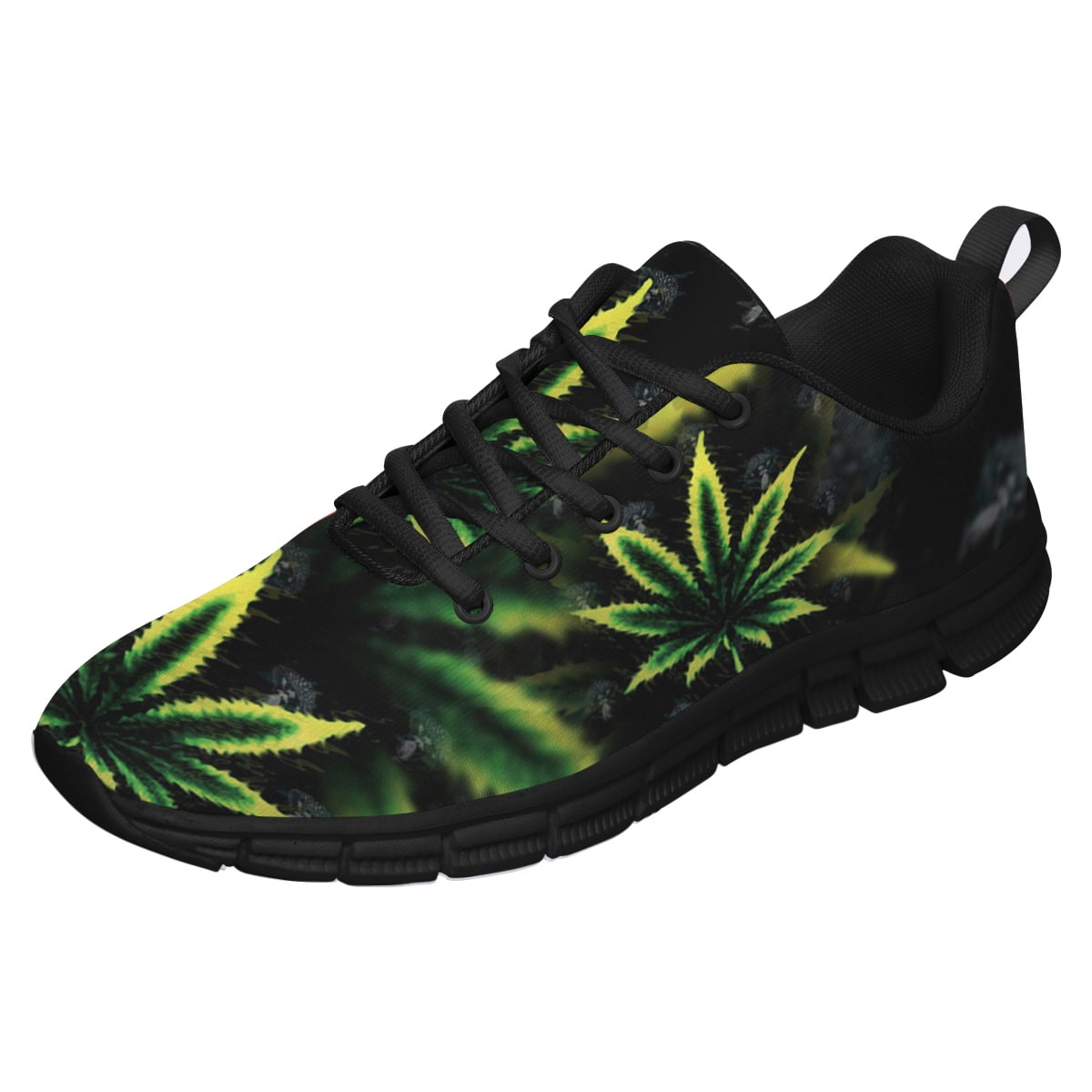 Marijuana Shoes For Men Women Pot Leaf 420 Weed Sneakers Cannabis Leaf ...