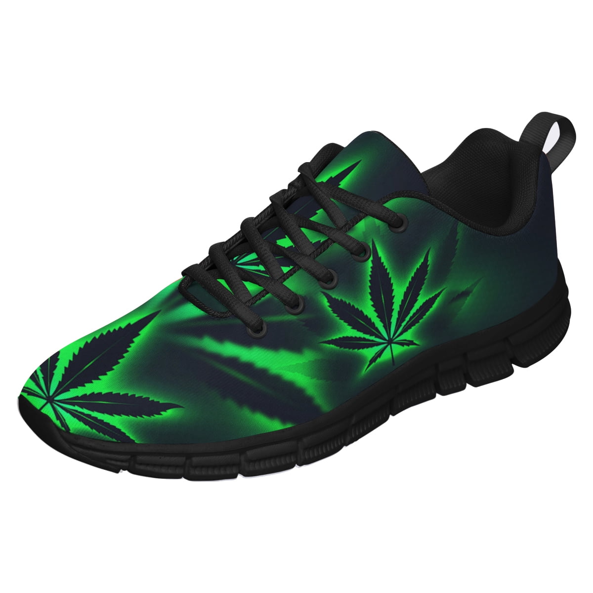 Marijuana Shoes For Men Women Pot Leaf 420 Weed Sneakers Cannabis Leaf ...