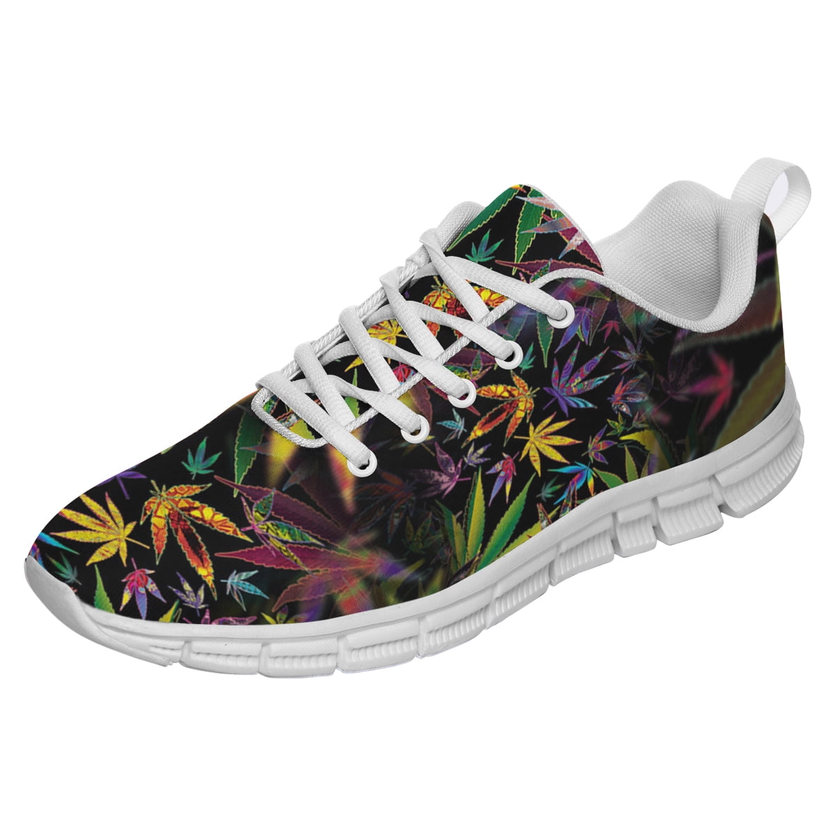 Marijuana Shoes For Men Women Pot Leaf 420 Weed Sneakers Cannabis Leaf ...