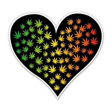Marijuana Leaf Weed Canabis - 8" Vinyl Sticker - For Car Laptop I-Pad ...