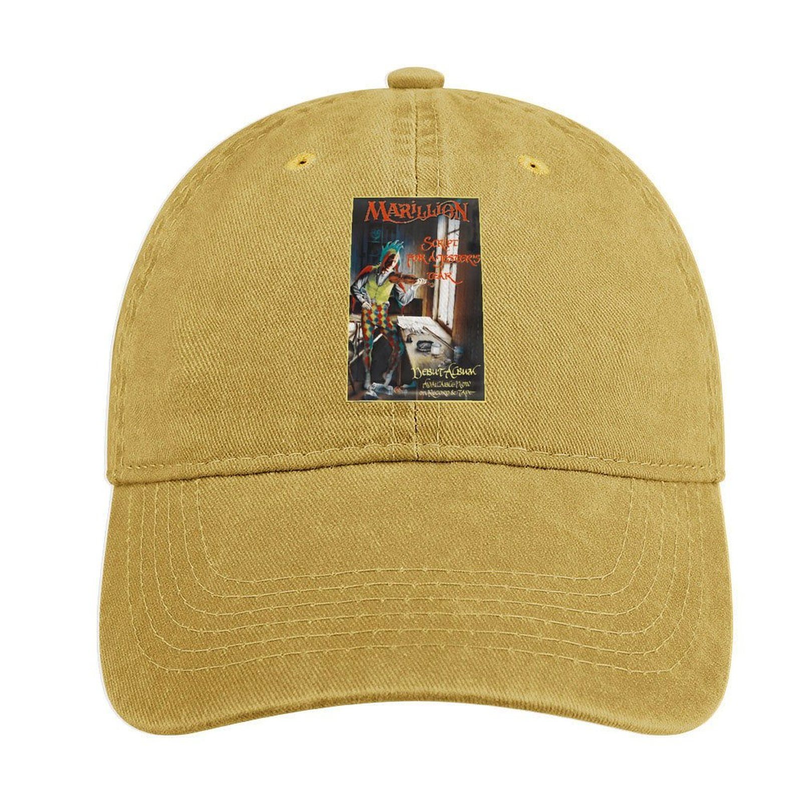 Marillion Script for A Jester'S Tear Official Sand Colour Cowboy Mesh ...