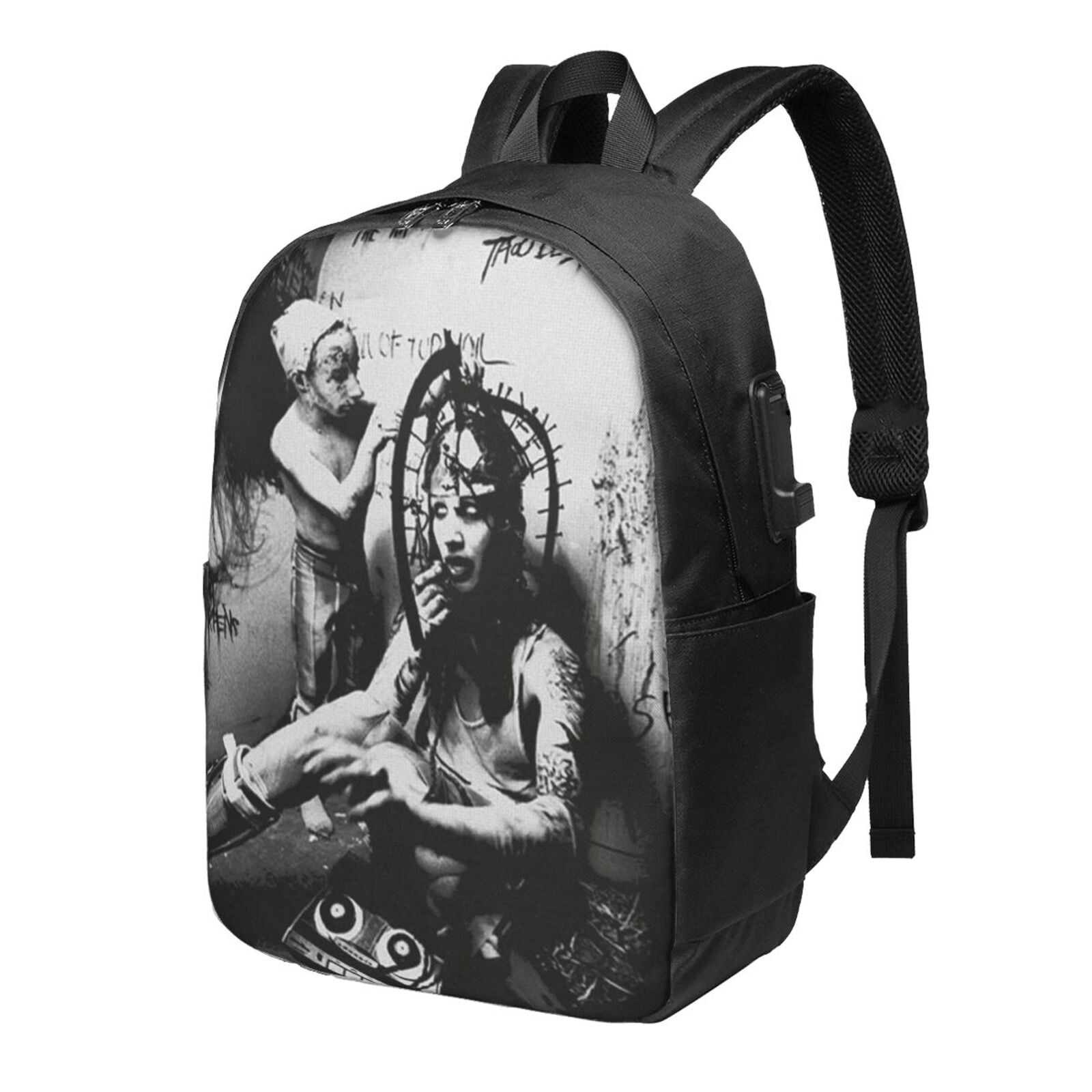 Marilyn Manson Backpack Fashion Travel Backpack Laptop Backpack 17 Inch ...