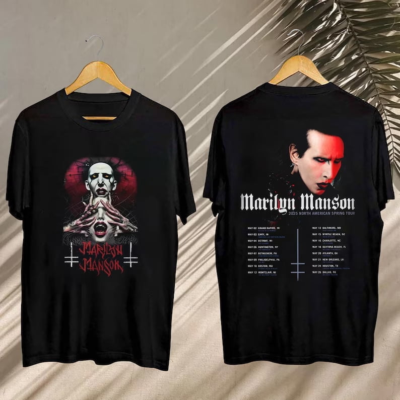 Marilyn Manson Fan Shirt, Marilyn Manson Fan Gift, Marilyn Manson ...
