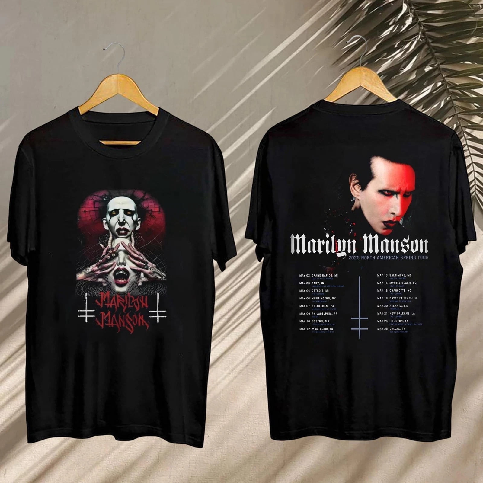 Marilyn Manson Spring Tour 2025 Fan Shirt, Ideal Fan Gift. - Walmart.com