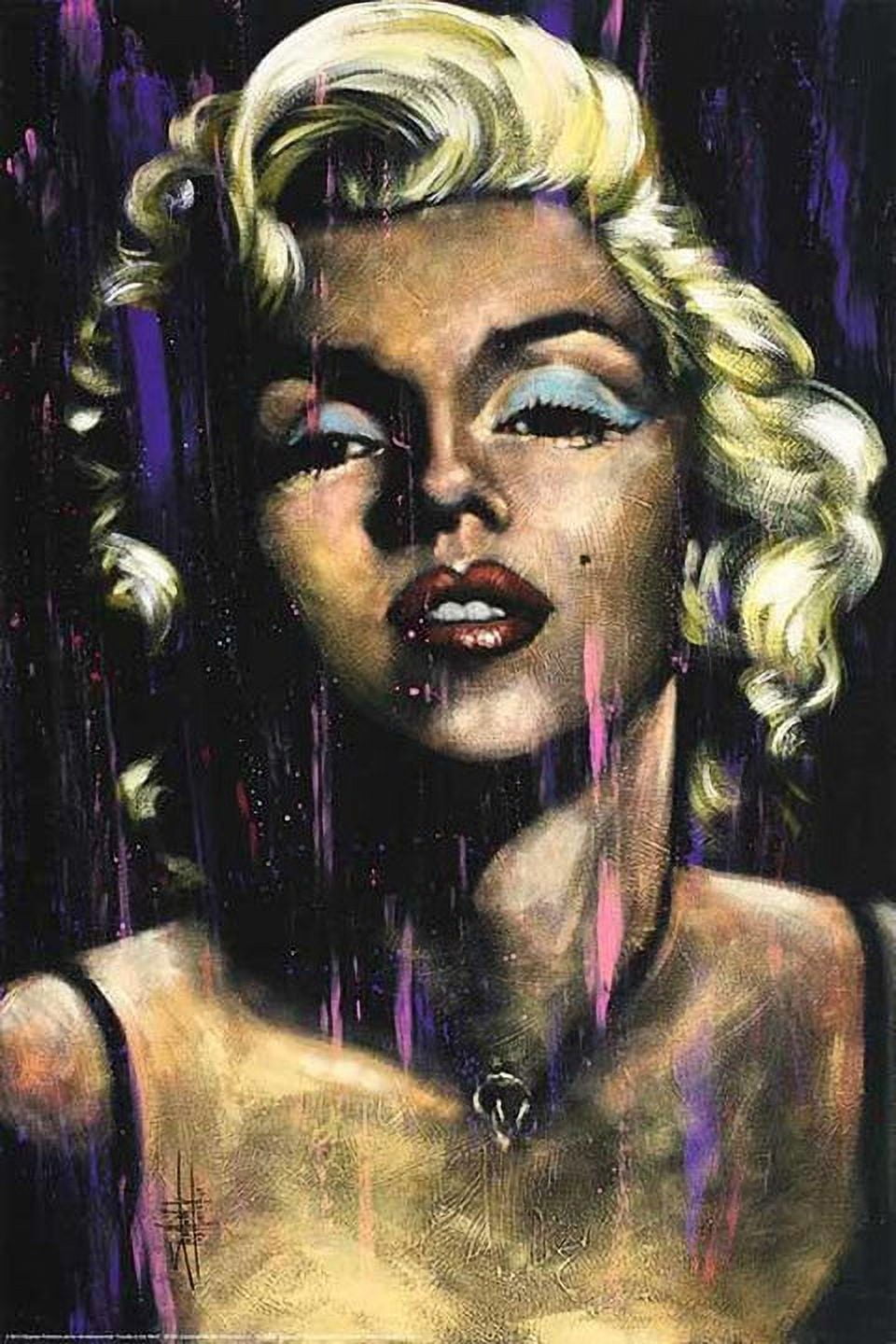 Marilyn Monroe Candle in the Wind by Stephen Fishwick Poster 24.5" x 36 ...