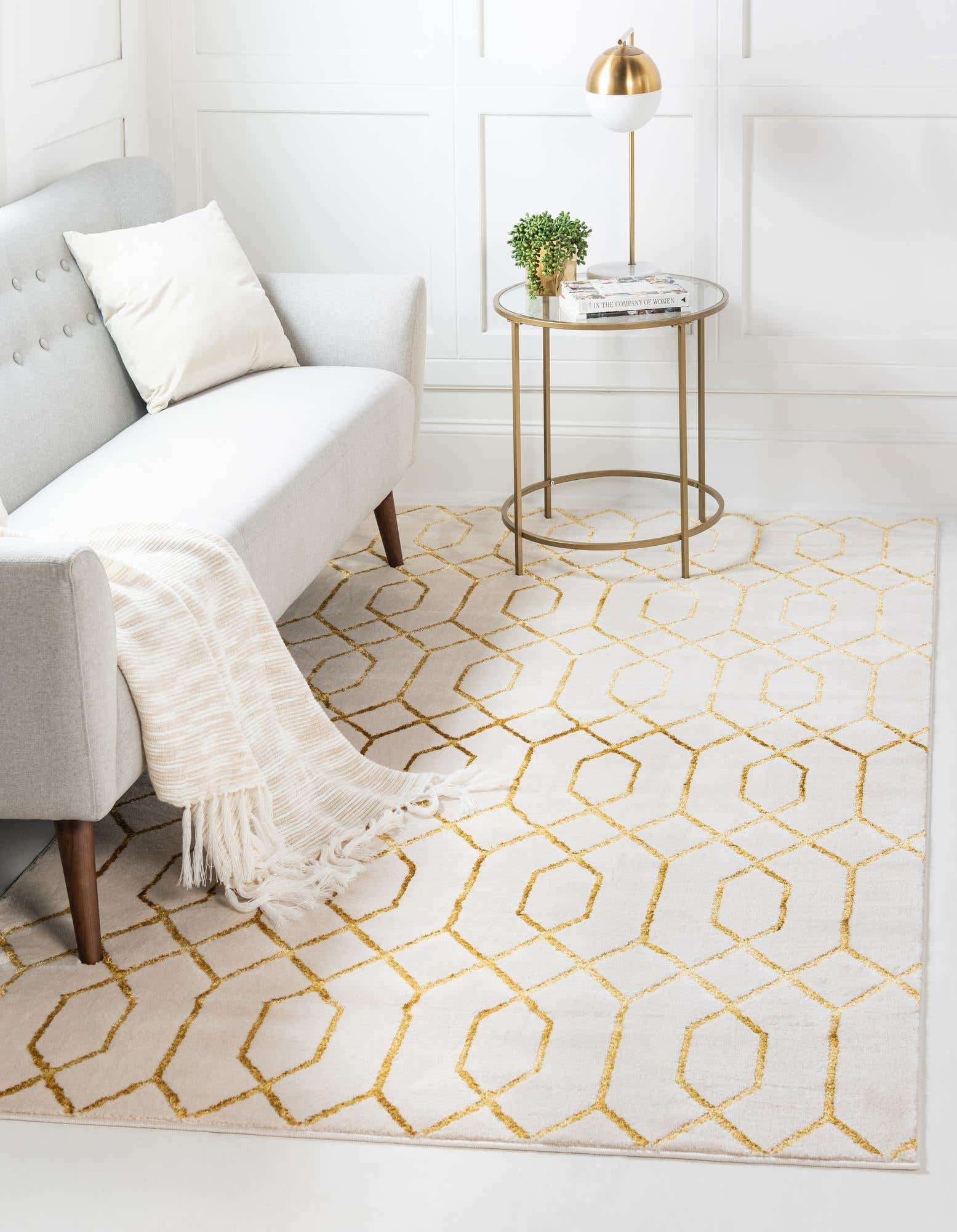 Marilyn Monroe Glam Collection Area Rug - Trellis (10' x 14' Rectangle ...