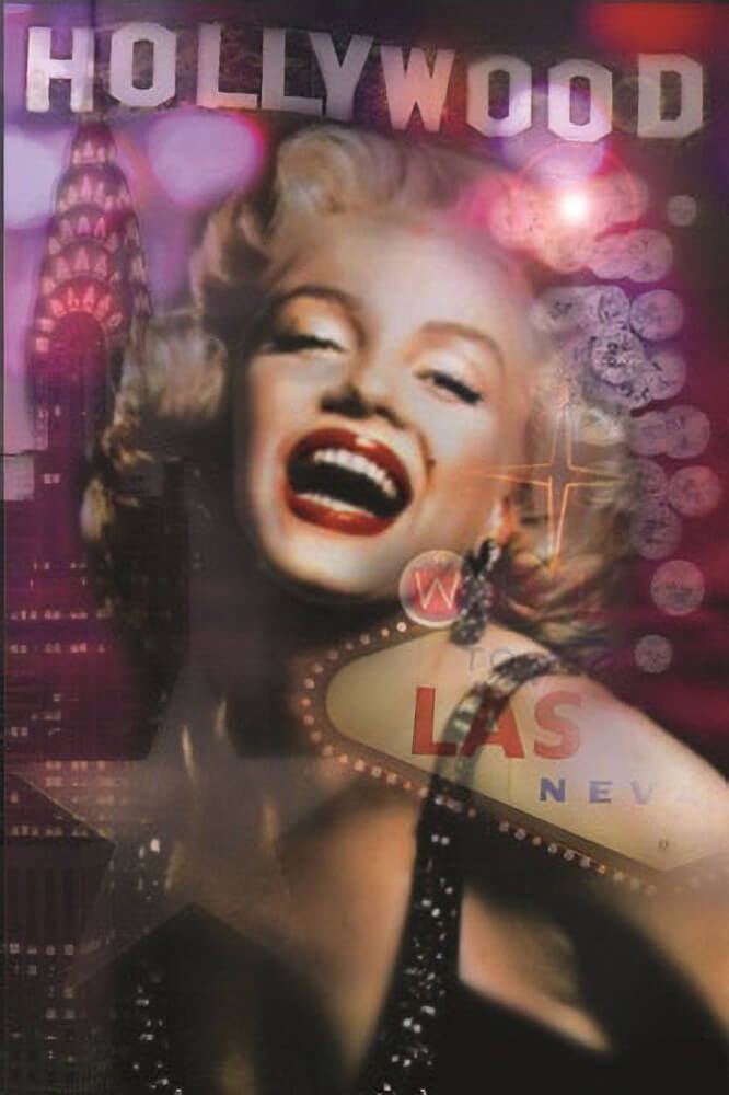 Marilyn Monroe Gangster Plakat Marilyn Monroe Gangster Art Framed