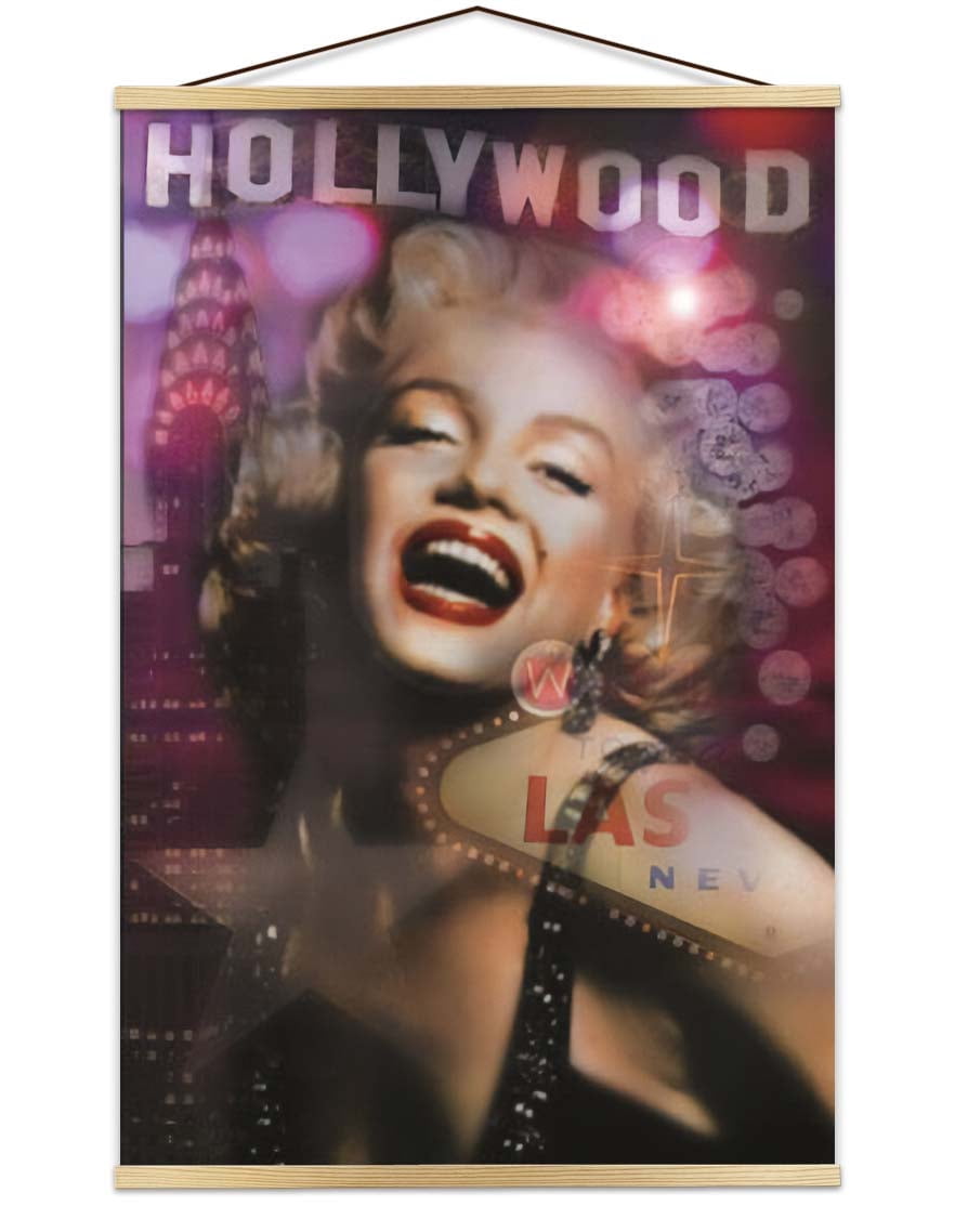Marilyn Monroe Hollywood Poster - Officially Licensed - 24" x 36" with ...