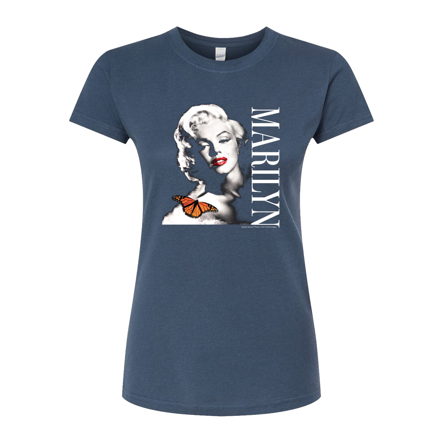 Marilyn Monroe - Pop Culture Icon - Monarch Butterfly - Juniors Fitted ...