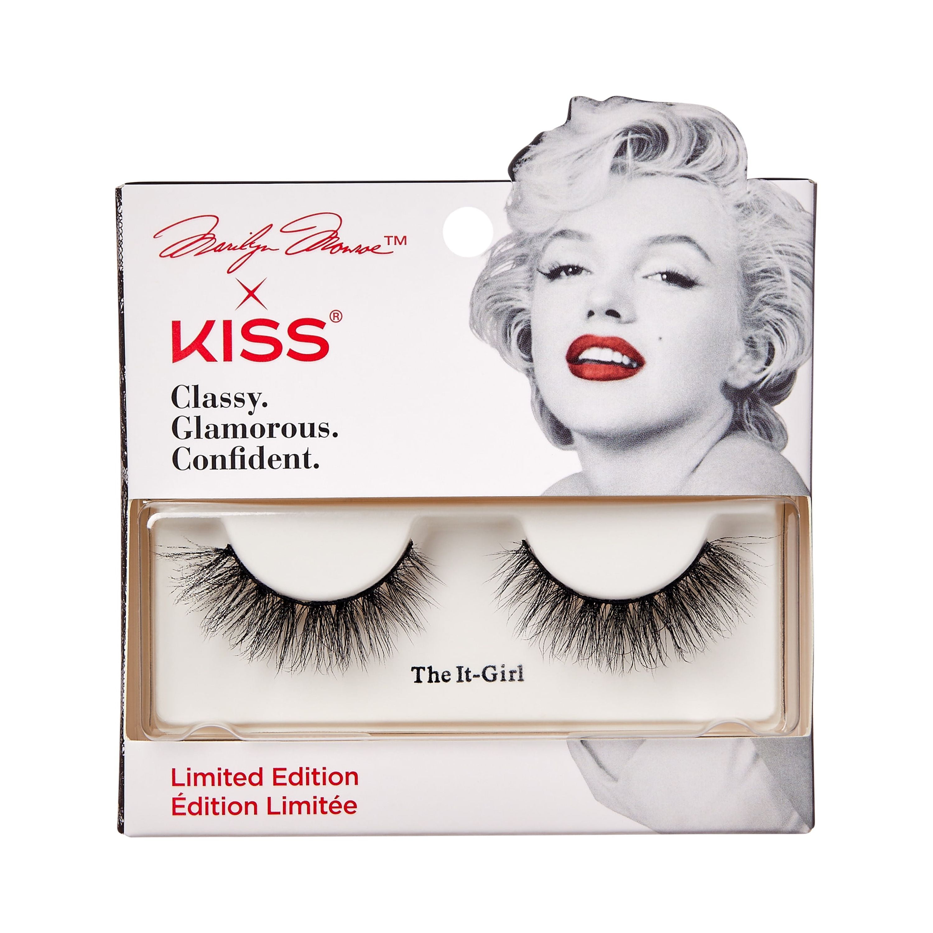 Marilyn Monroe x KISS Limited Edition False Eyelashes, ‘The It-Girl’, 1 Pair, Eye Makeup Lashes ...