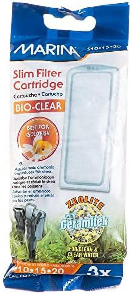 Marina Bio-Clear Zeolite Slim Power Filter Cartridge - Walmart.com