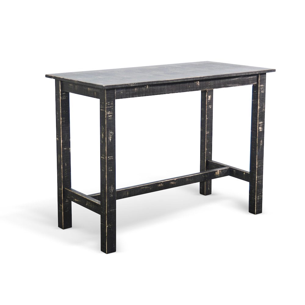 Marina Black Sand Counter Wood Table - Walmart.com
