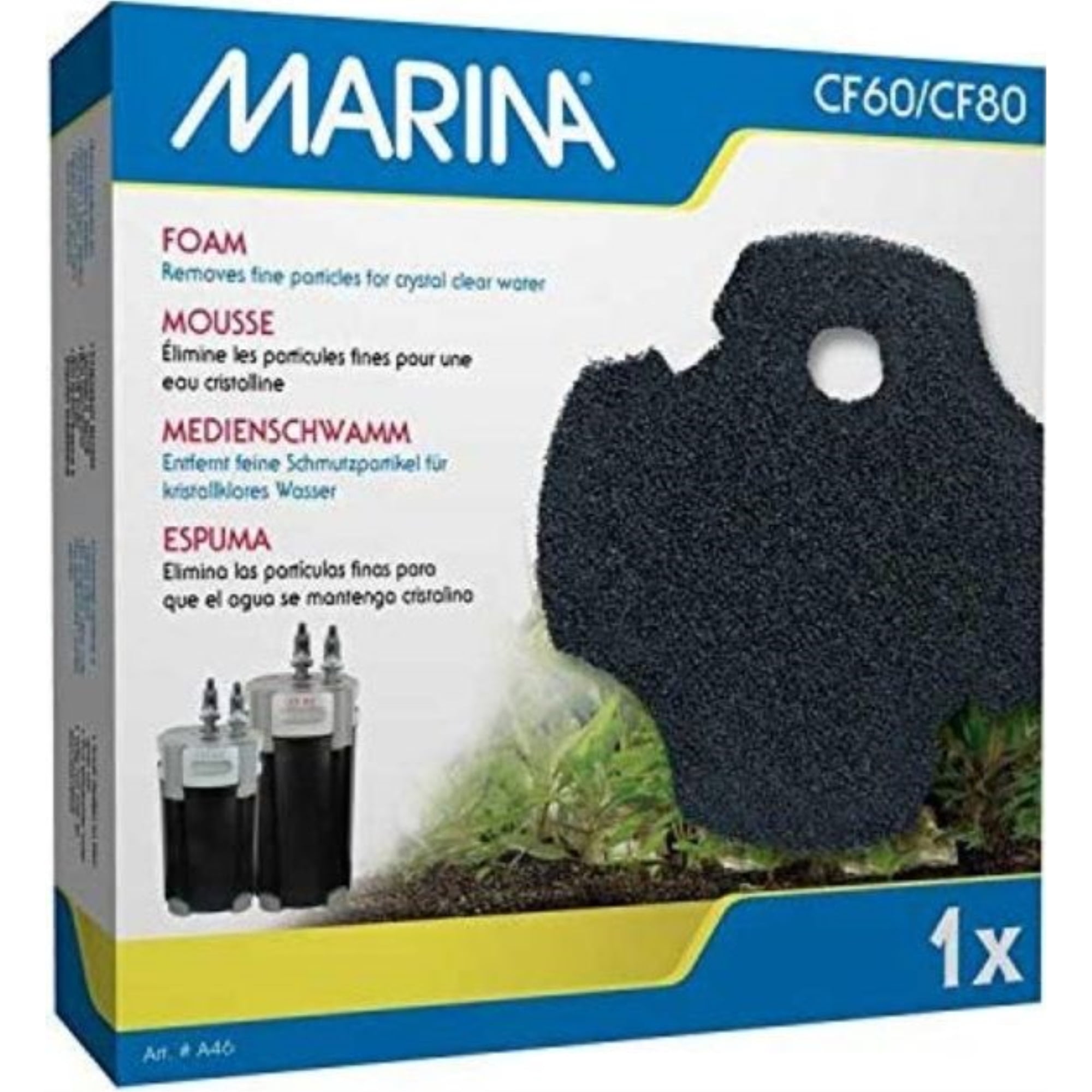 Marina Canister Filter Replacement Foam For The Cf60/cf80 1 Count ...