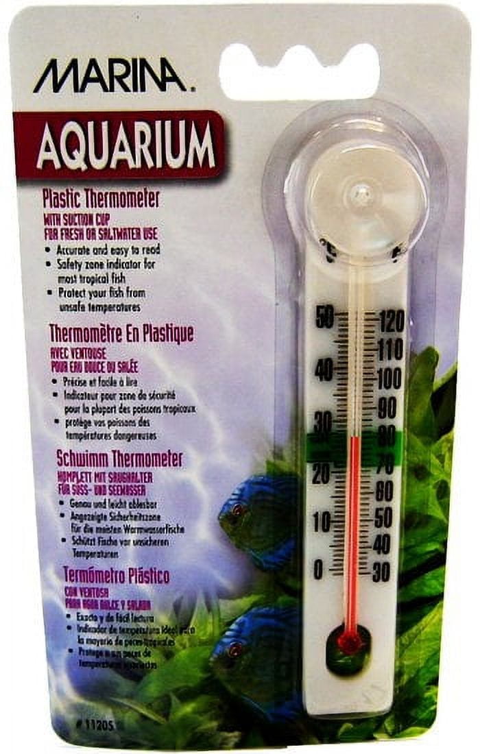 Marina Plastic Aquarium Thermometer 1 count - Walmart.com