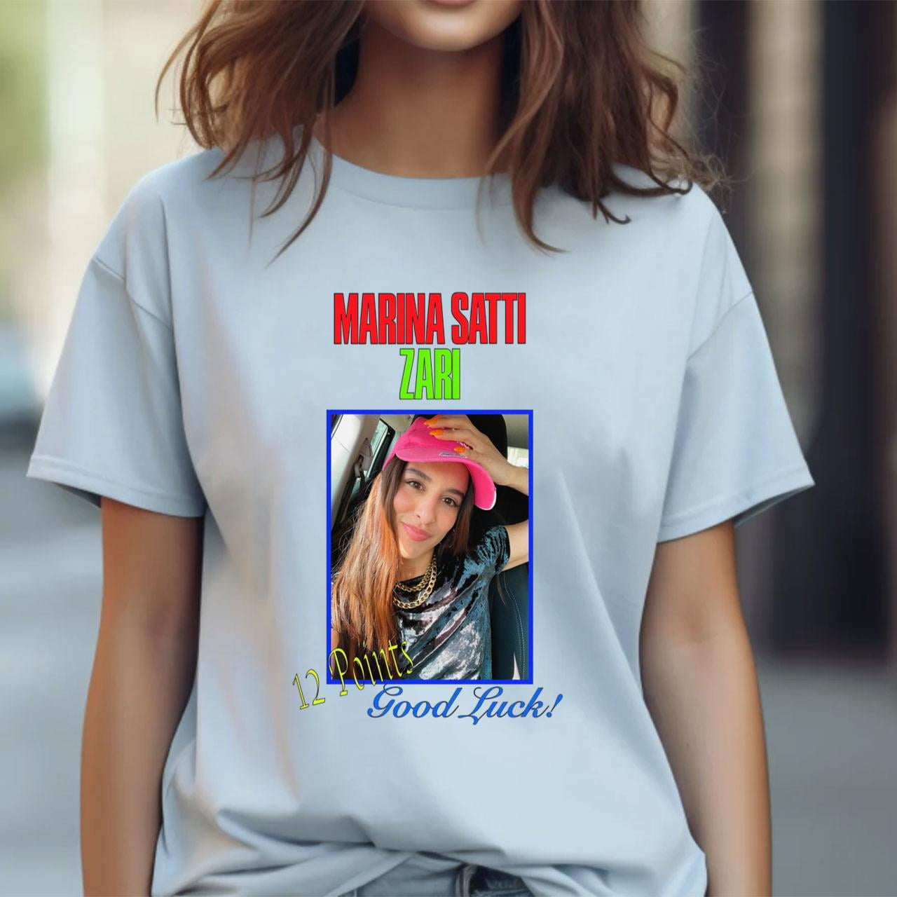 Marina Satti Zari 12 Points Good Luck Shirt - Walmart.com