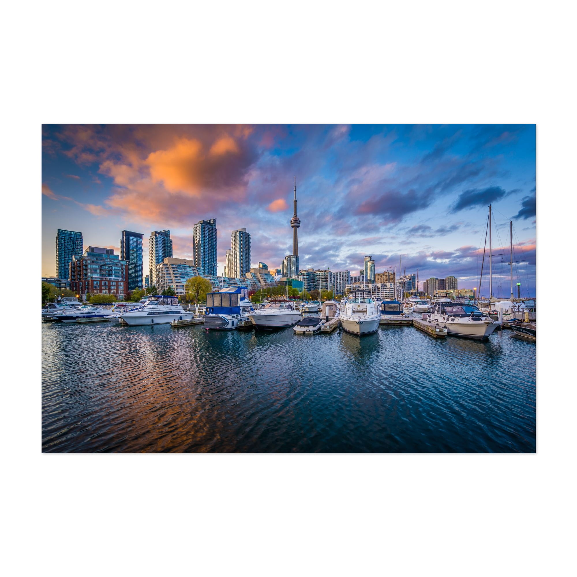 Marina & Skyline - Toronto Ontario Canada Photography Cityscape Skyline ...