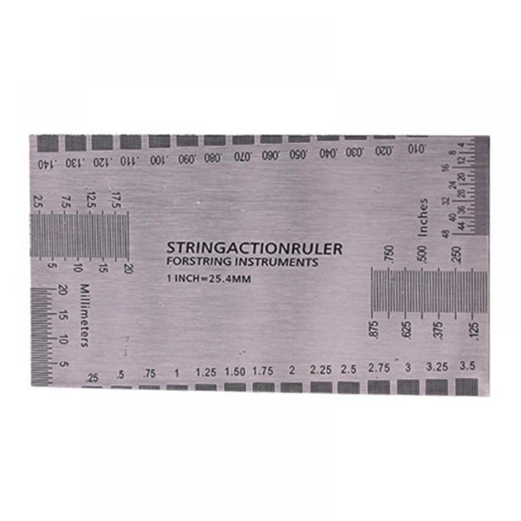 Guitar String Action Gauge Ruler Setup Tool Acoustic Guitar Setup ...