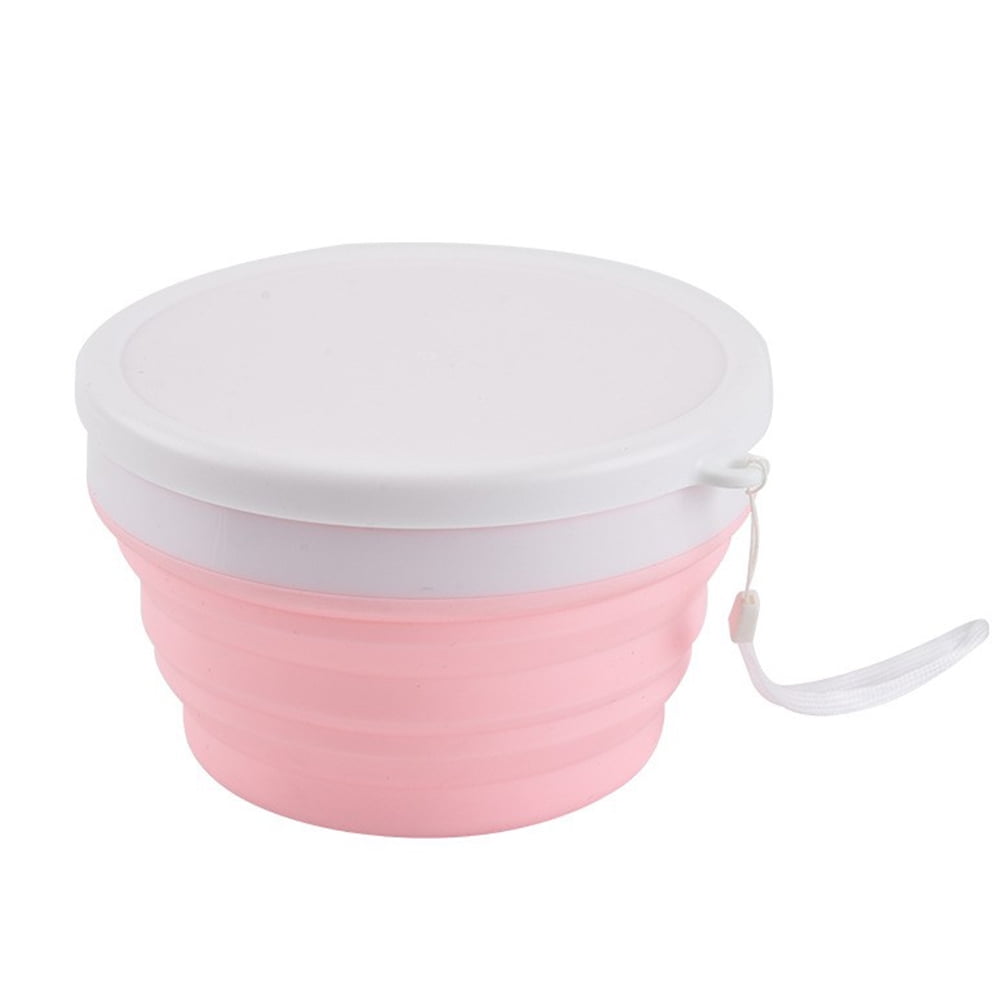 MarinaVida Silicone Collapsible Bowl with Lid， Folding Travel Bowl for ...