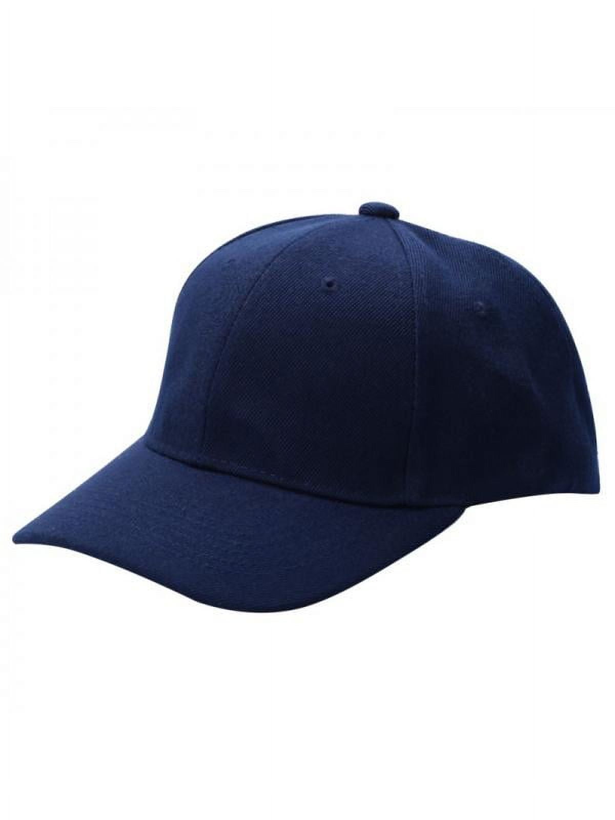 MarinaVida Unisex Plain Solid Washed Cotton Baseball Ball Cap Caps Hat ...
