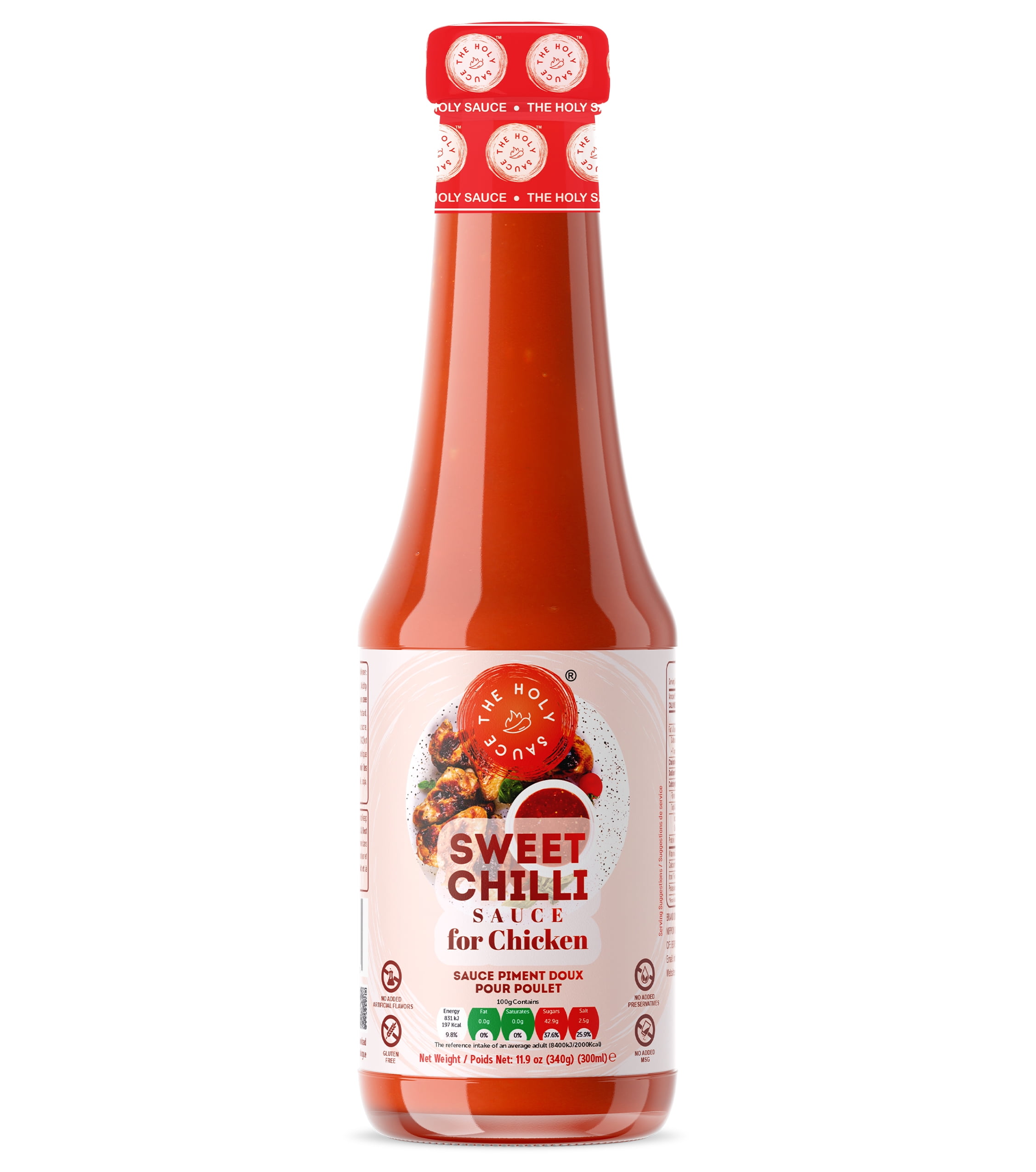 Marinade and Dipping Sauce Glass Bottle 300mL, No MSG - Sweet Chili for ...