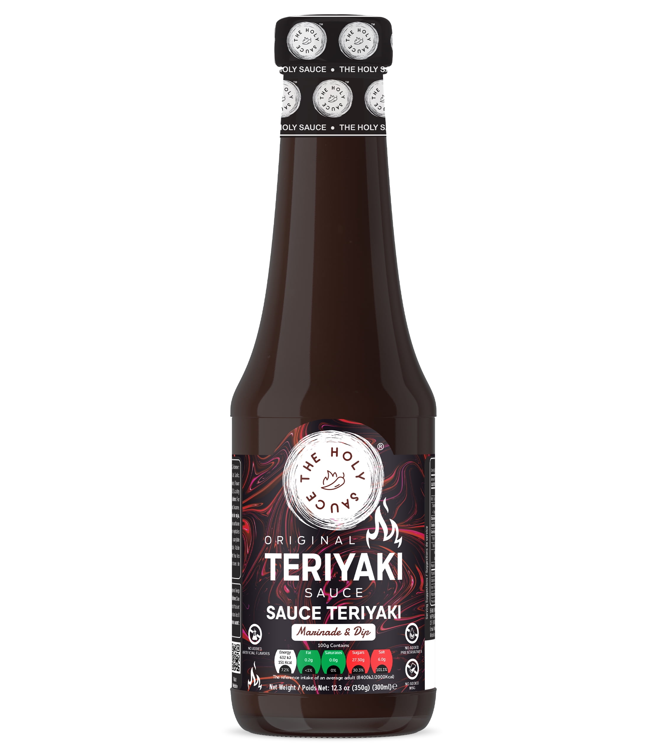 Marinade and Dipping Sauce Glass Bottle 300mL, No MSG - Teriyaki ...