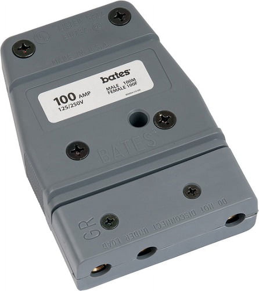 Marinco 100F Bates - Stage Pin, 100 Amp, 125 Volt, Female Inline ...