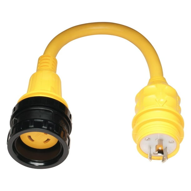 Marinco 106A - 20A 125V Male to 30A 125V Female Pigtail Adapter ...