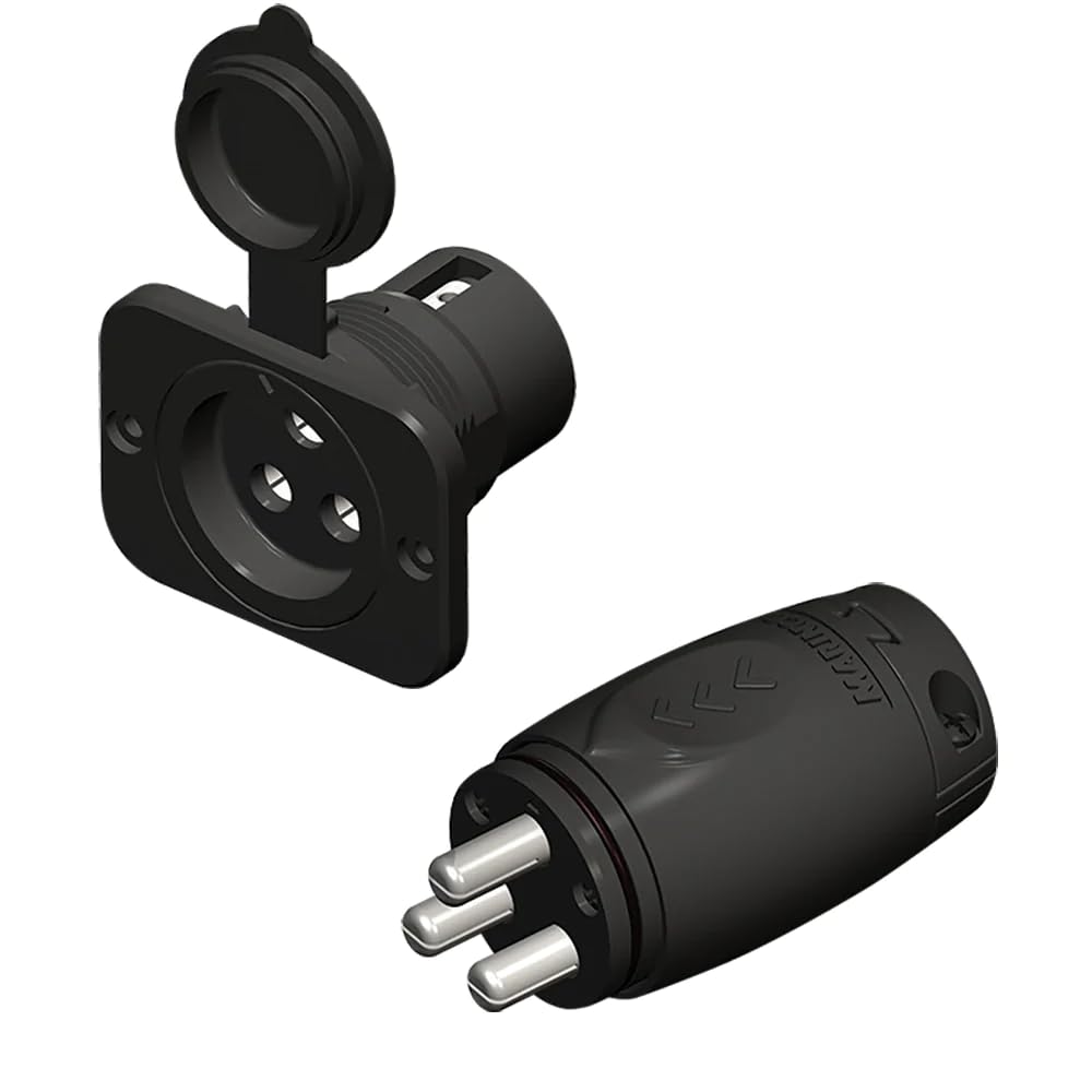Marinco 12VCPS3 70A Trolling Motor Plug & Receptacle - Walmart.com