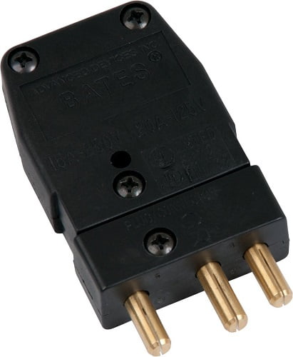 Marinco 20M Bates - Stage Pin 20 Amp, 125 Volt, Male Inline - Walmart.com