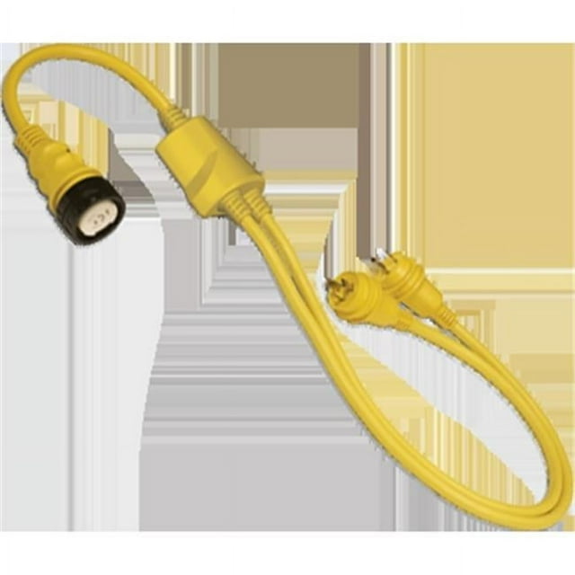 Marinco 30A-50A Males to 125-250V Female Reverse Y Adapter - Walmart.com