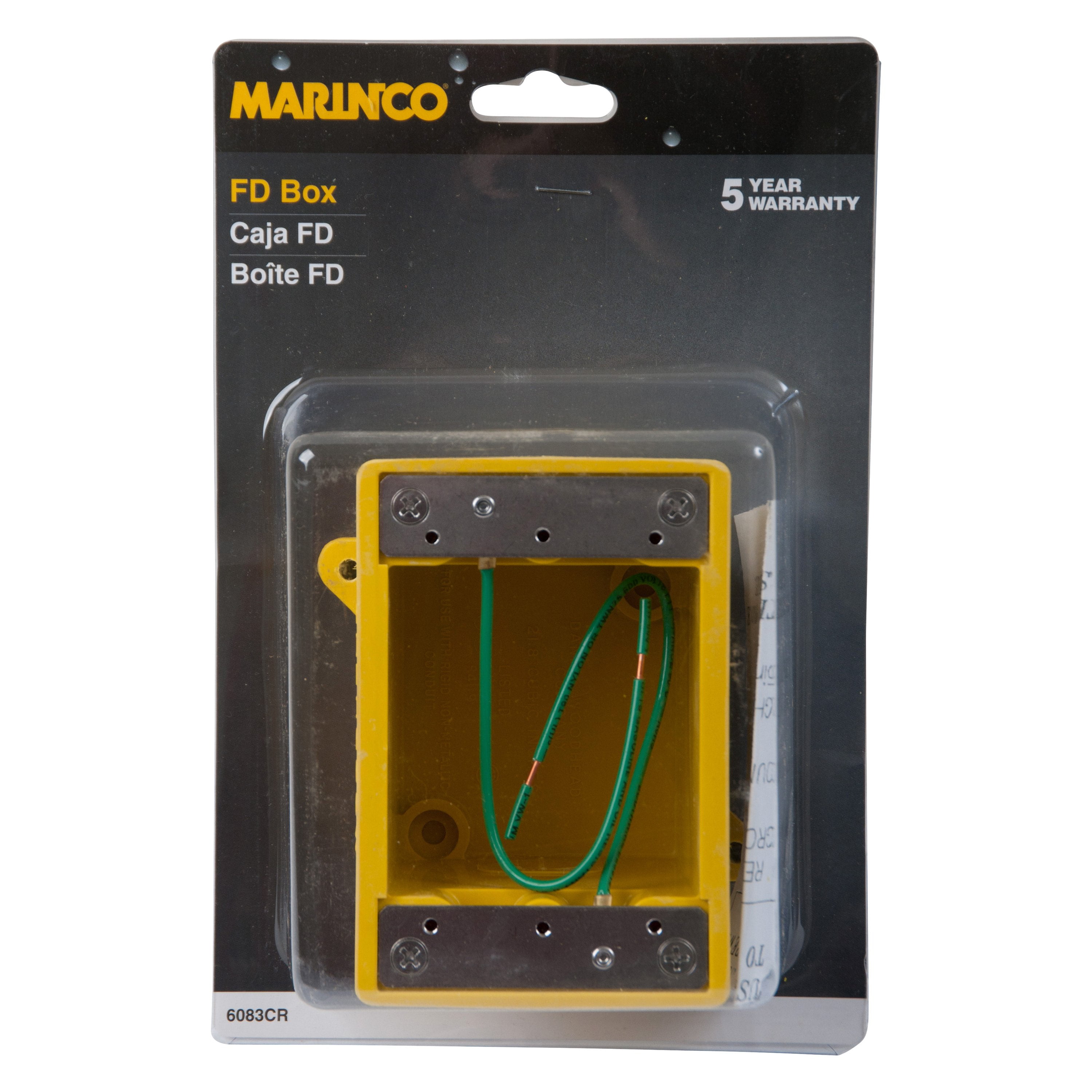 Marinco 6083CR - FD Box with 3/4" K.O. Holes - Walmart.com
