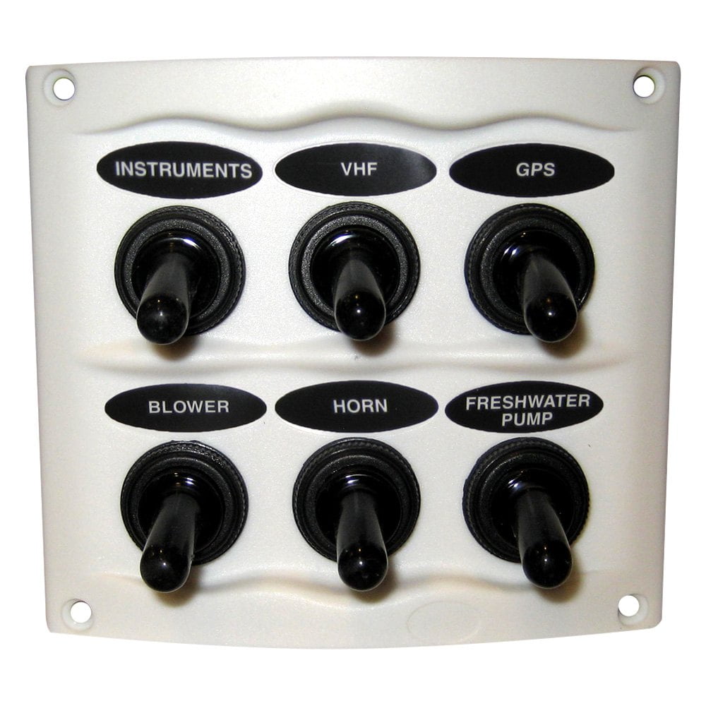 Marinco 900-6WPW - 6 Switches Waterproof Panel - Walmart.com