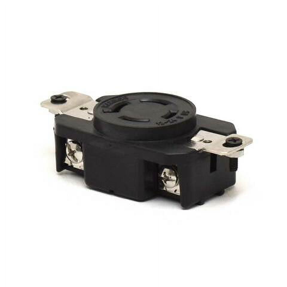Marinco Boat Power Outlet | Black Plastic 12 - 24 VDC 4 Pin Plug ...
